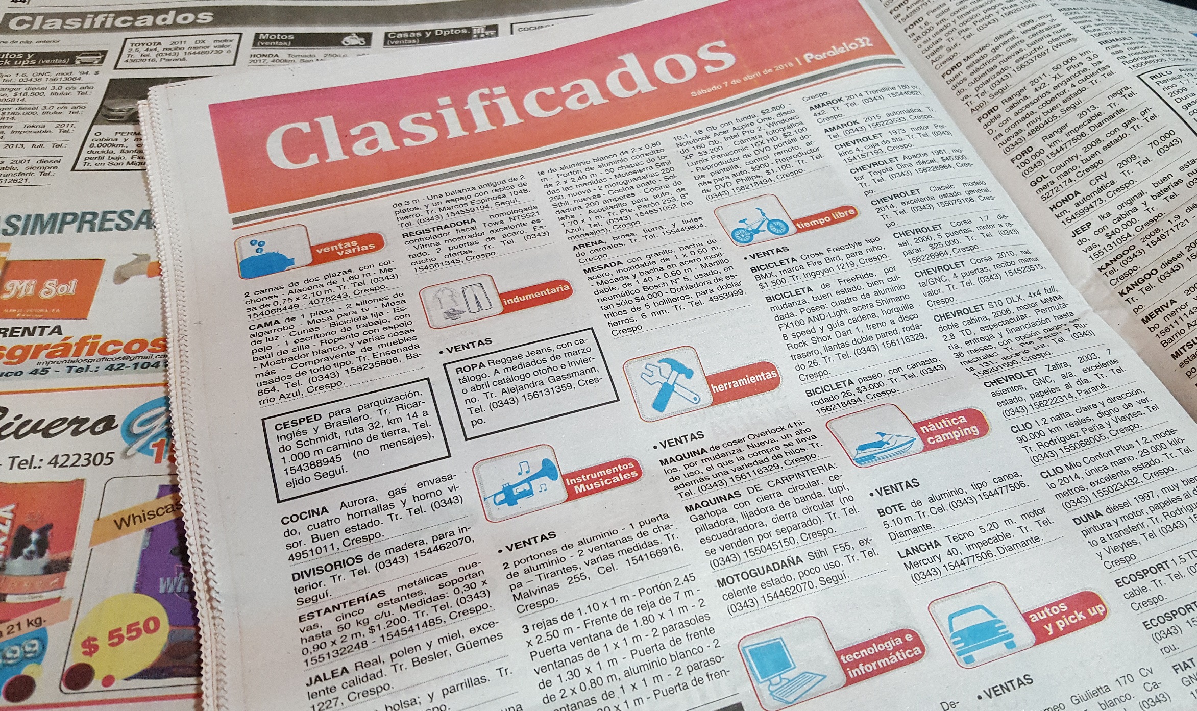 Clasificados edición Crespo Paralelo 32 sábado 15 de junio 2019 ...