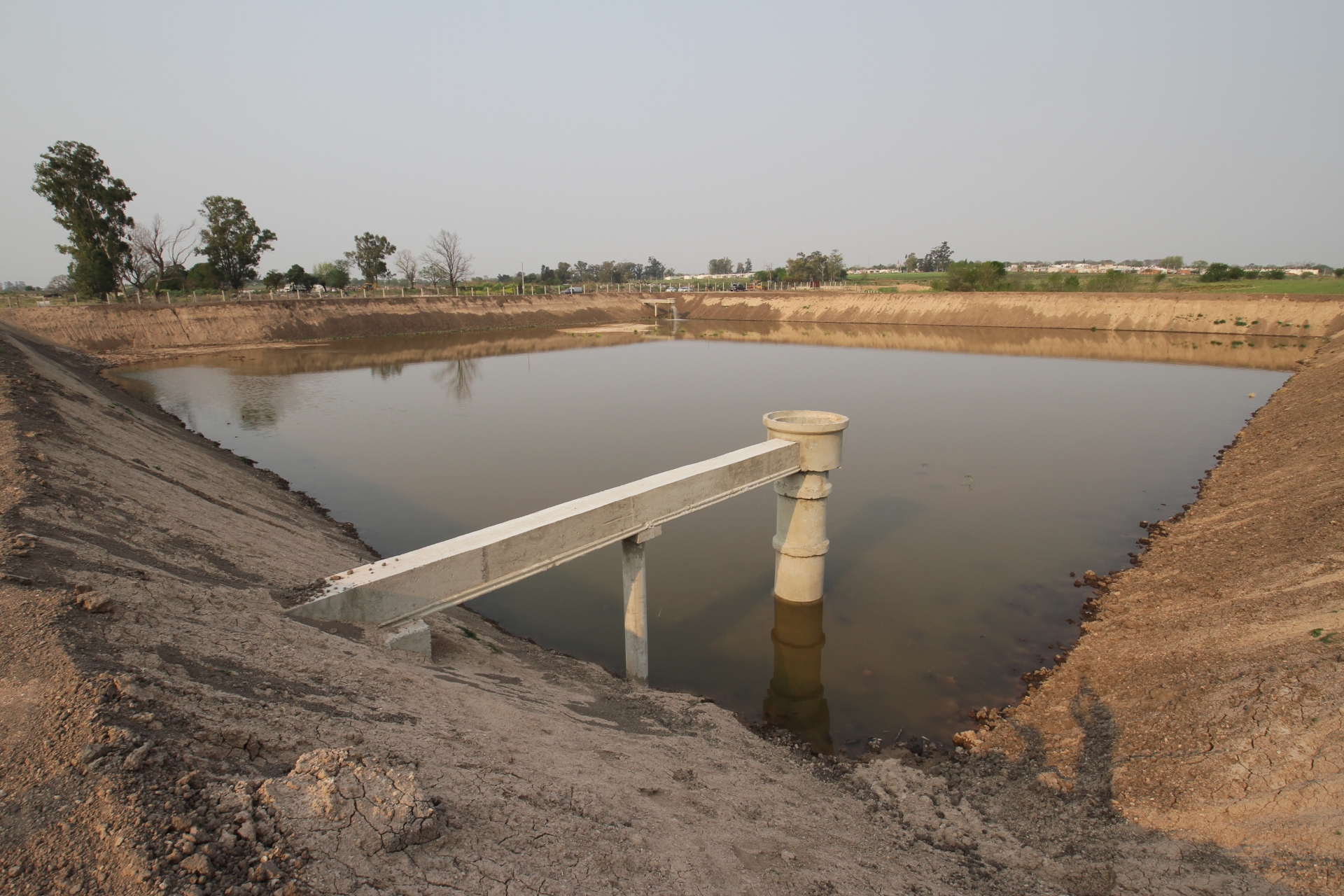 Finalizó la obra del traslado de la laguna de tratamiento de General ...