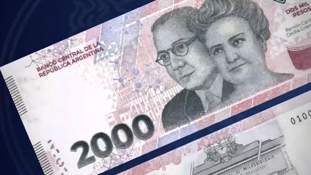 Desde esta semana comienza a circular el nuevo billete de $ 2000 ...